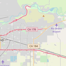 Bakersfield Zip Codes Map Area Code