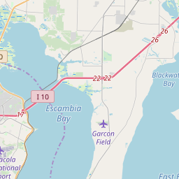 Pensacola Florida Zip Code Map - Map