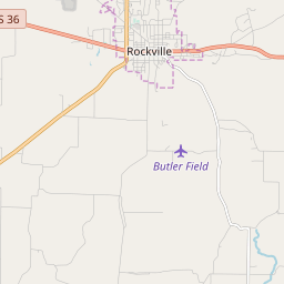 Map Of Rockville Indiana