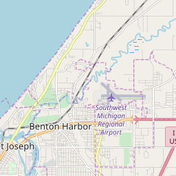 Benton Harbor Michigan Map