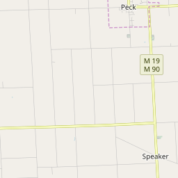 Peck On The Map Michigan