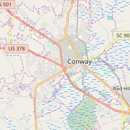 Conway Sc Map