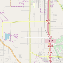 Santa Rosa Ca Zip Code Map