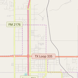 Amarillo Zip Code Map