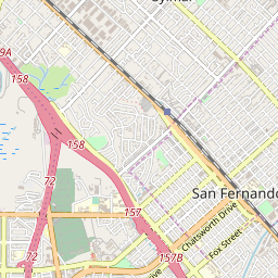 San Fernando Valley Zip Code Map